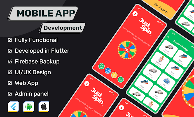 Do Android And Ios Mobile App Development Using Flutter And React Native By Desitrix Fiverr