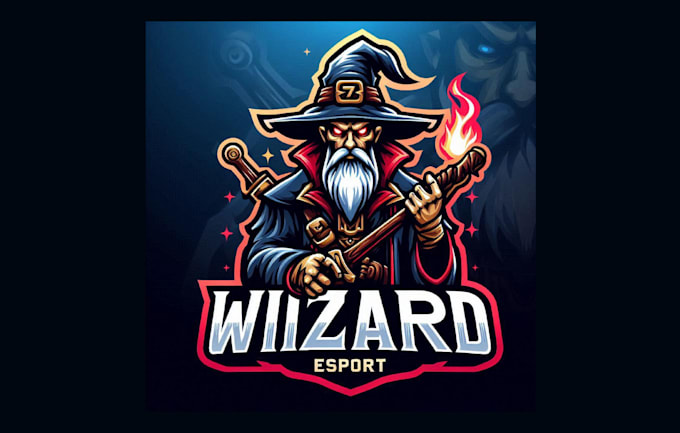 Do awesome wizard esports mascot logo with free vector file by Evelyn ...