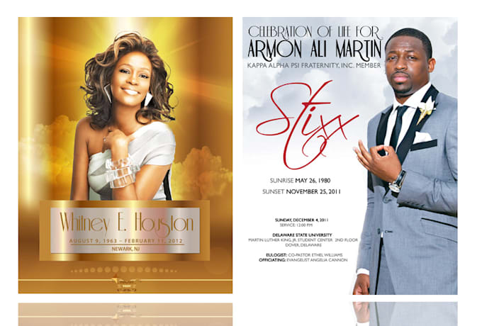 Design beautiful funeral cover by Giftofgraphics | Fiverr