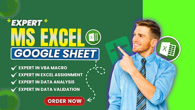 Excel formulas, vba,macros, google sheet and custom spreadsheet template by Ahmedmemon3022 | Fiverr