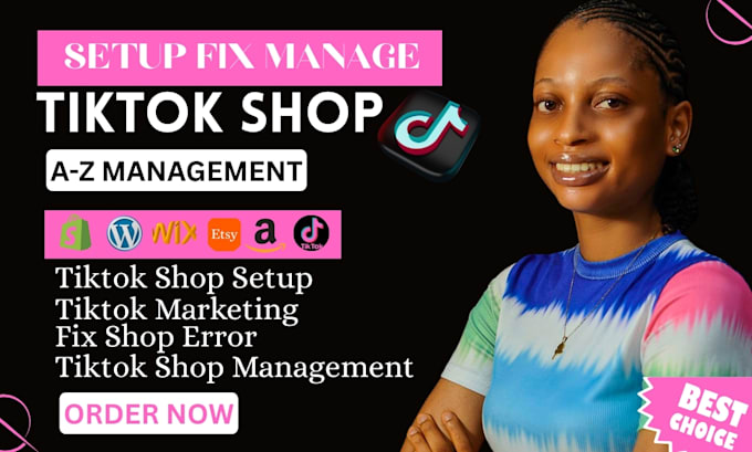 Create setup tik tok shop, sync shopify store for tiktok shop marketing by Esther_funnels6 | Fiverr