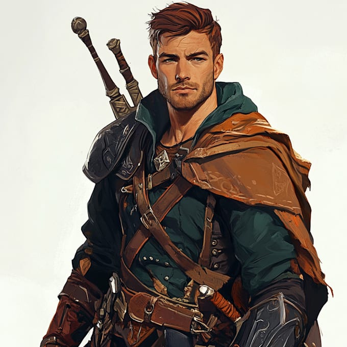 Do Make Design Your Character Picture 2 D Drawing For You By