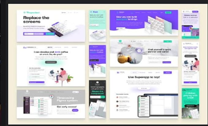 Do figma design website, figma design, figma website, website ui ux ...