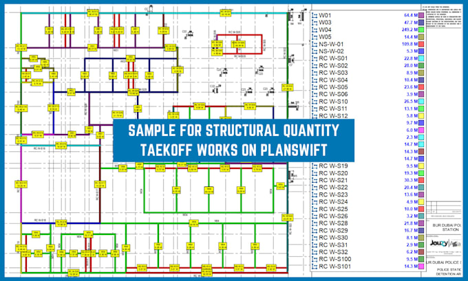 Do quantity takeoff for structural works with planswift as per nrm2 ...
