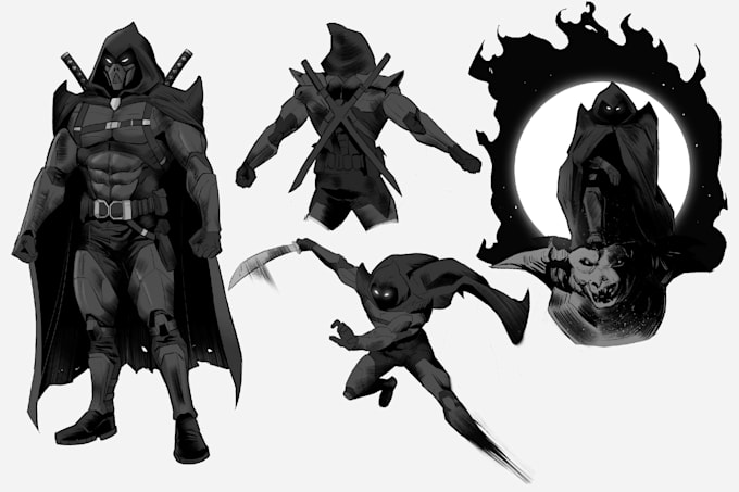 Design your character sheet for comics by Danielsosa897 | Fiverr