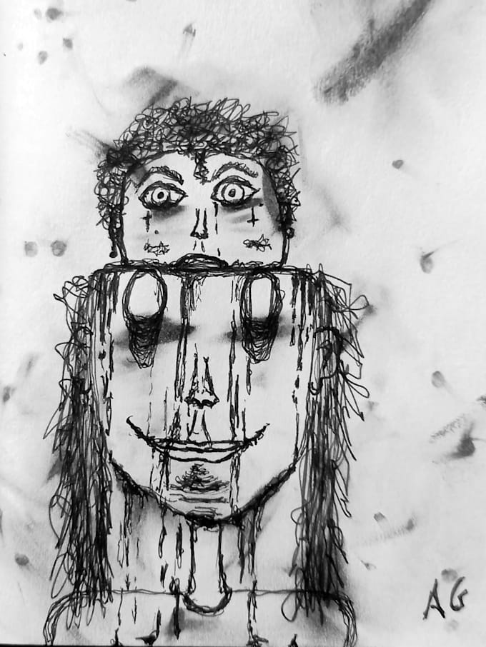 Draw unique horror drawings in my own style by Andreagiuliano_ | Fiverr