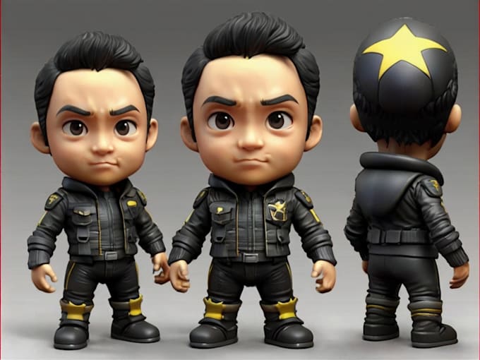 Create 3d toy design, 3d action figure, 3d model, toy prototype, stl 3d ...