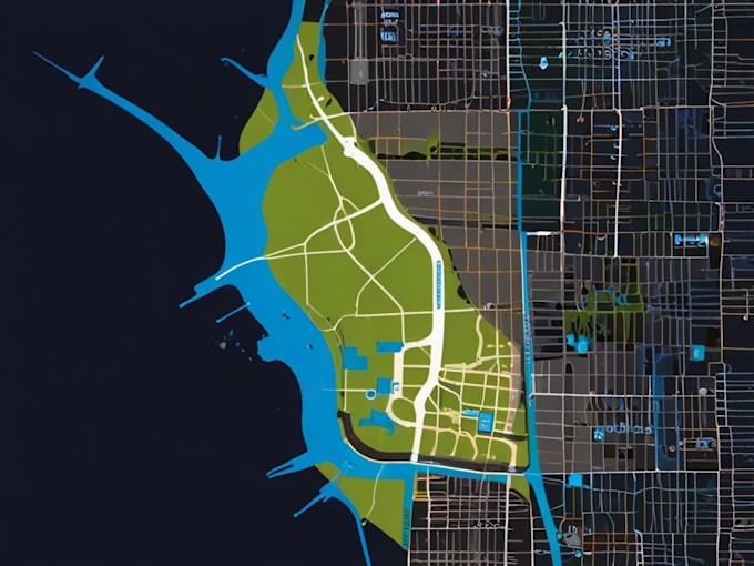 Design a map or a site plan vector illustration by Jyanetosley | Fiverr