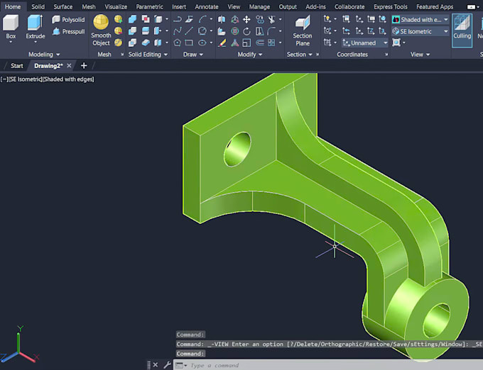 Design detailed 2d drawings and 3d models using autocad by Qazi ...
