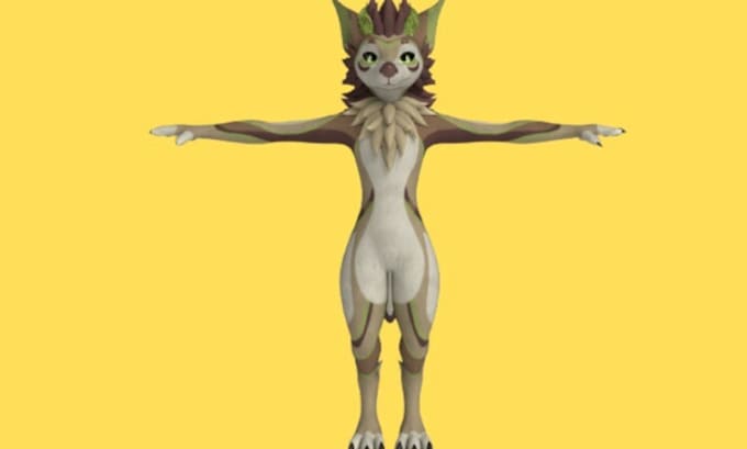 Model furry nsfw vrchat avatar, nsfw vrchat, nsfw furry, for vtuber or vrchat by Kareemkai | Fiverr