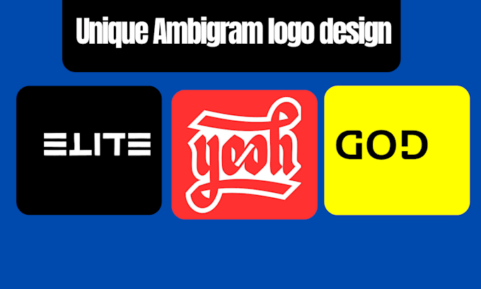 Create attractive ambigram logo typography lettering tattoo by Dojo2024 ...