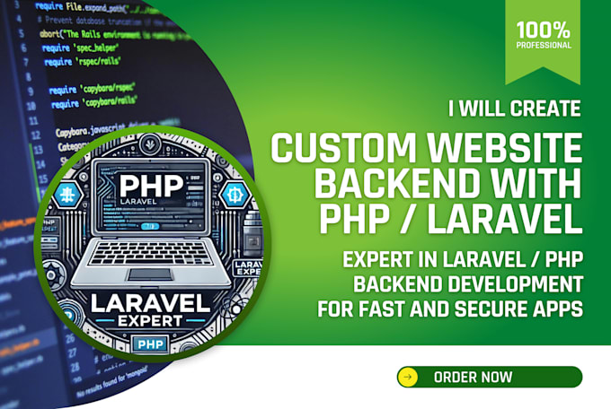 Be full stack website developer with custom backend using php laravel by Theshuvoroy | Fiverr