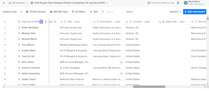 Configuración de flujo de trabajo clay com apollo io secuencia hubspot automatización ...
