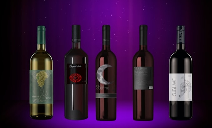 Create a perfect unique label design for your bottle product and wine ...