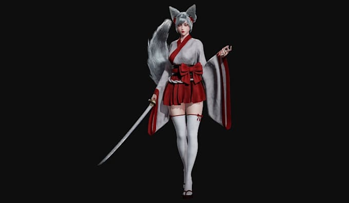 Aaa 3d character model,fur texture,3d sphinx,low poly 3d model, 3d ...