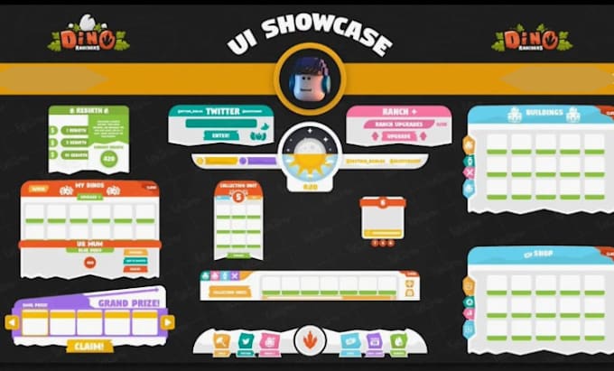 Design a player stunning roblox logo and ui design for your roblox game ...