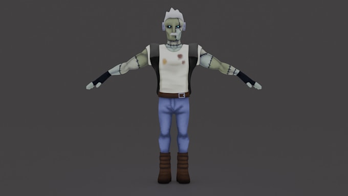 3d horror model, realistic zombie character, 3d animal creature, alien ...