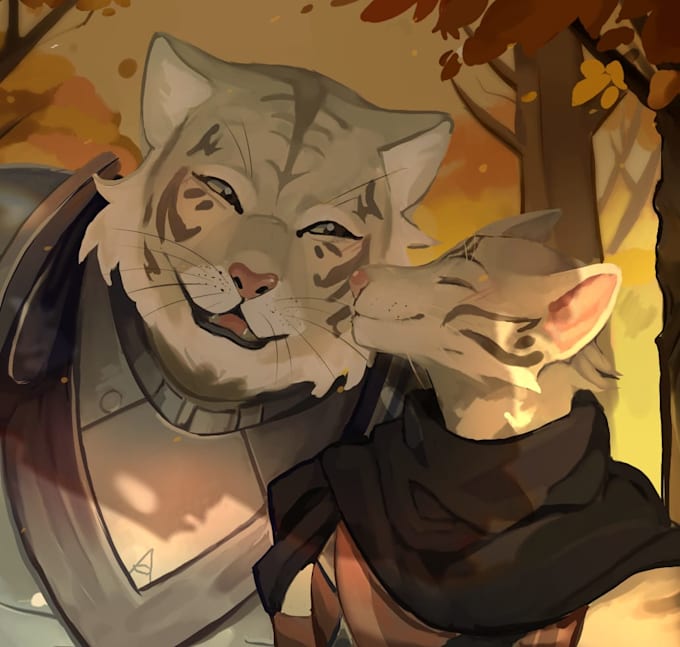 Draw your dnd, furry or anime character by Pung_pun | Fiverr