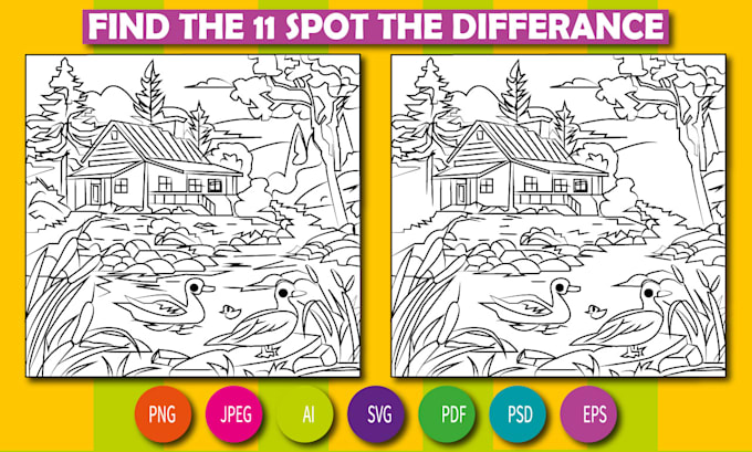 Draw the hidden object and the difference picture from your need by ...
