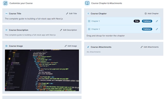 Build full stack learning management system lms website by nextjs, ai chatbot by Mehedi_js | Fiverr