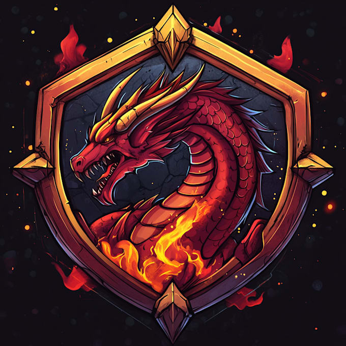 Make medieval, fantasy, rpg gaming logo by Zalenichols | Fiverr
