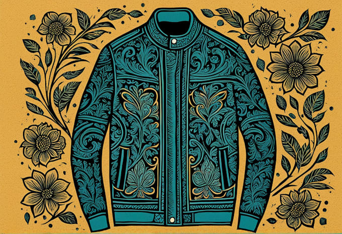 Illustrate custom design with digital linocut technique by Wilhelmlbr ...