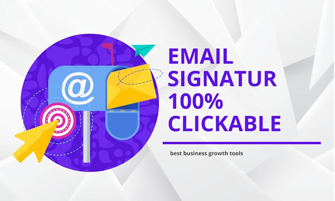 Create responsive email signature template by Sabirariya32 | Fiverr