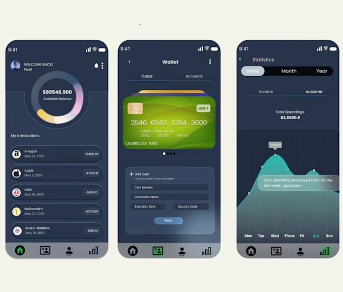 Do ui ux design, website, dashboard, mobile app ui ux design by Nitya_singh08 | Fiverr