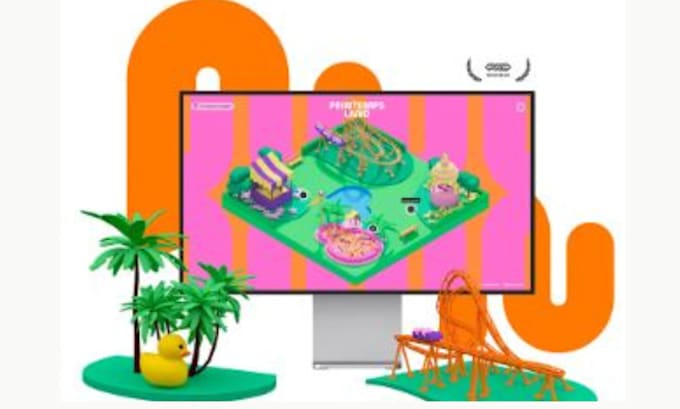 Create 3d interactive website, html css, opengl, reactjs, webgl, threejs render by Ejireade31 ...