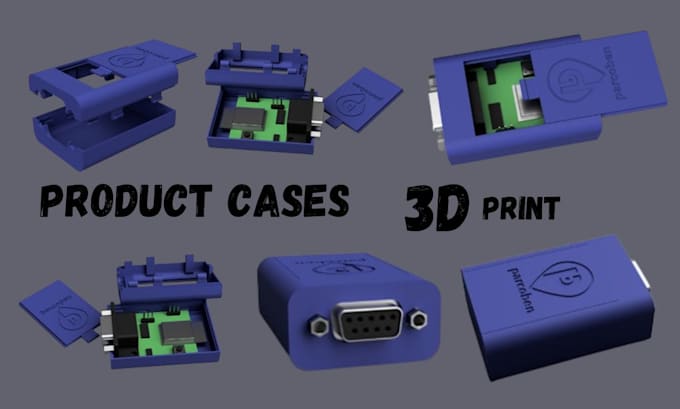 Do custom 3d printable pcb enclosure design pcb case product design for ...