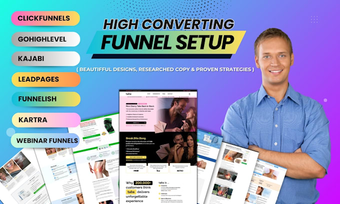 Do clickfunnels sales funnel systeme io gohighlevel funnelish kajabi ...