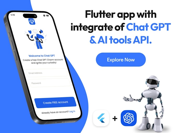 Build Ai Powered Flutter App Chatgpt Langchain Ai Saas Webapp Ml Nlp Ai App By Teamdev02