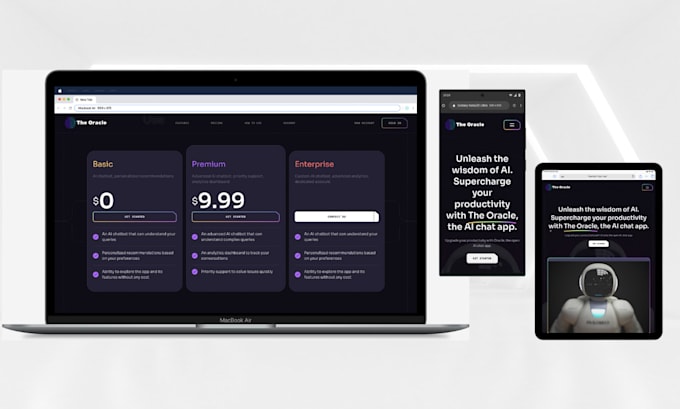 Build Responsive React Js Landing Page With Tailwind Css By Fahim0905
