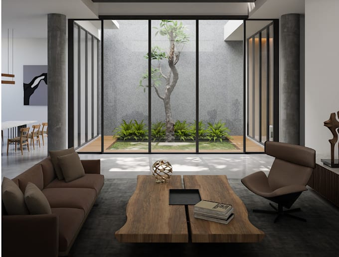 Turn 2d to 3d floor plan,interior design for house,store,gym,school,vray render by Ojimhi | Fiverr