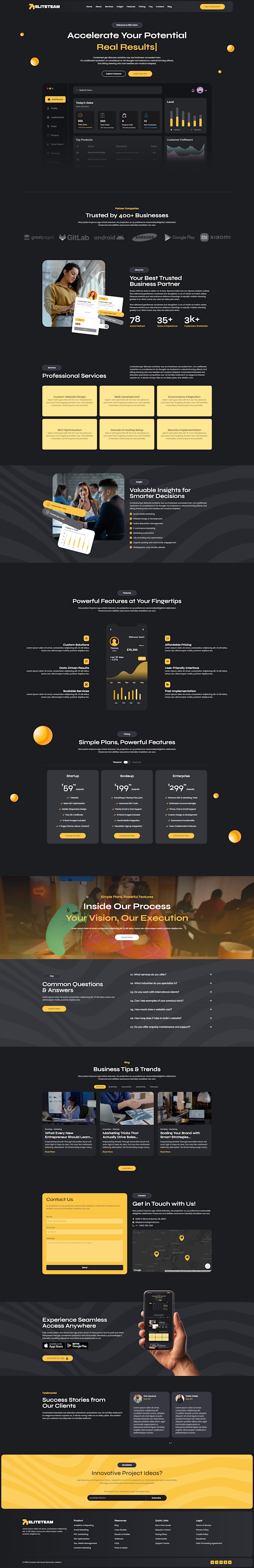 Create responsive wordpress website design and development by Anowar212 ...