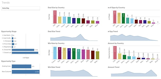 Develop qlik sense professional dashboards and data visualization by ...