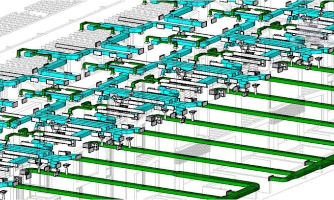 Revit mep 3d modeling, plumbing 2d, hvac electrical design autocad ...