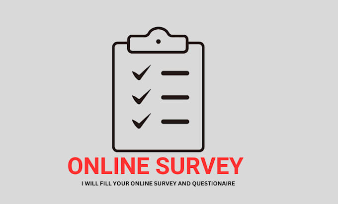 Fill online survey and forms for you by Holla_messi | Fiverr