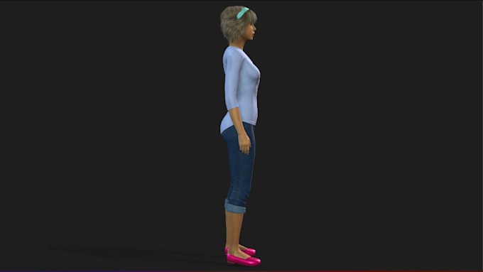 Create 3d human realistic model from photo characters, rig ue manny ...