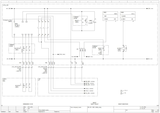 Design, draw and redraw electrical schematic drawings using eplan