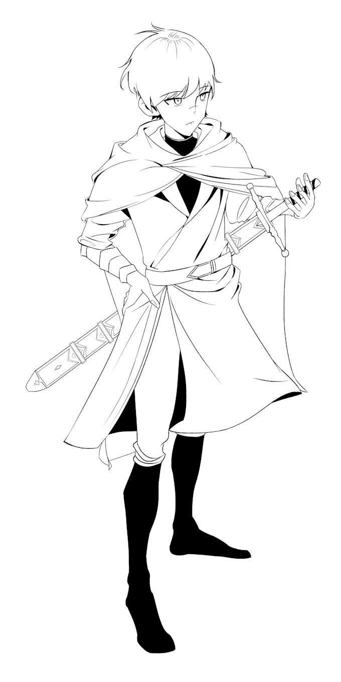 Create line drawing for comics, manga, manhwa, webtoon by Jeyepp2 | Fiverr