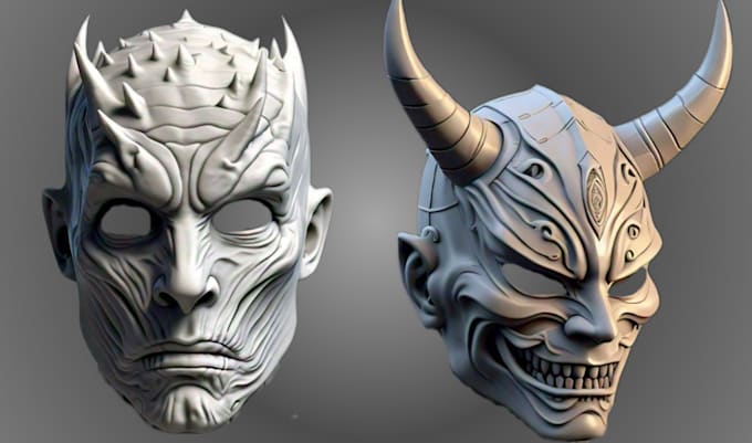 Custom 3d mask 3d helmet cosplay, 3d model mask, helmet for cosplay by ...