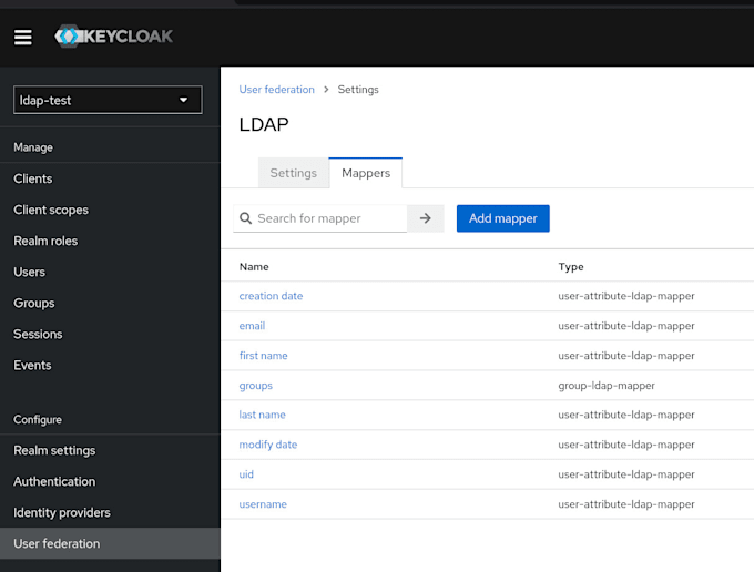 Configure keycloak ldap user federation by Matthewbednarsk | Fiverr
