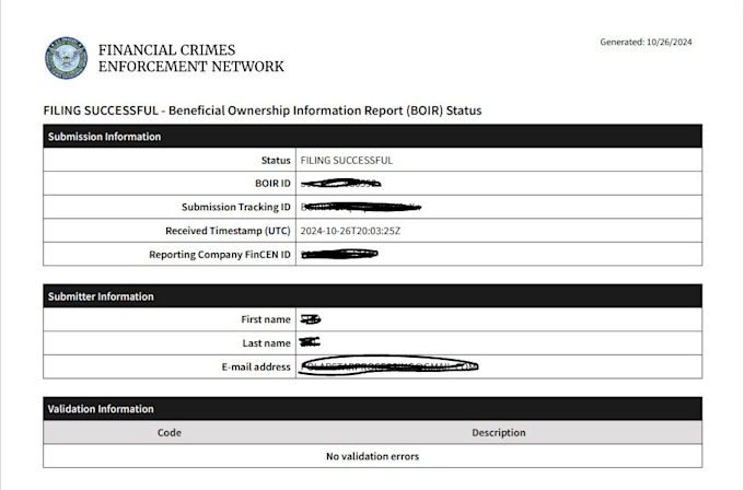 Efile boi beneficial ownership information report with fincen as a cpa by Polarstarcpa | Fiverr