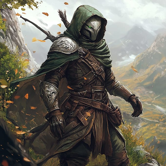 Draw a realistic dnd character and concept art by Jeannnegieter | Fiverr