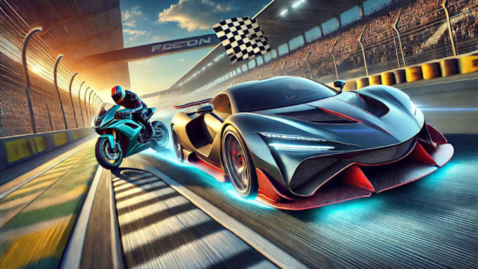 Car racing game, bike racing game, mobile racing game, unity racing game by Bloxyteam | Fiverr