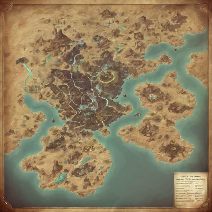 Create a high quality fantasy map by Naerinca | Fiverr