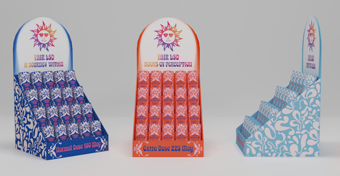 Design 3d posm, pop, pos, product display and counter top by Maha_artz ...