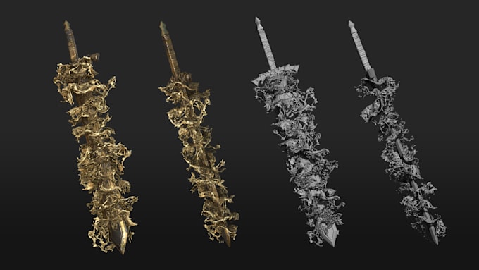 Model stylized 3d armor character, game asset,3d props,nsfw, human model,ue5 rig by Felixjoao ...