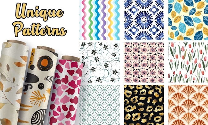 Create original, repeating patterns for textiles and designs by ...